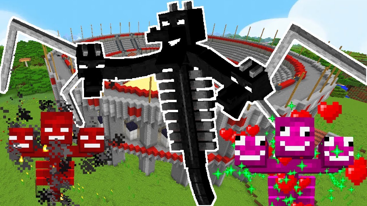 KTÓRY WITHER JEST NAJSILNIEJSZY W MINECRAFT?! Mob Arena! - YouTube