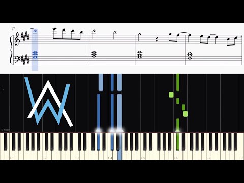 Alan Walker - The Spectre - Piano Tutorial