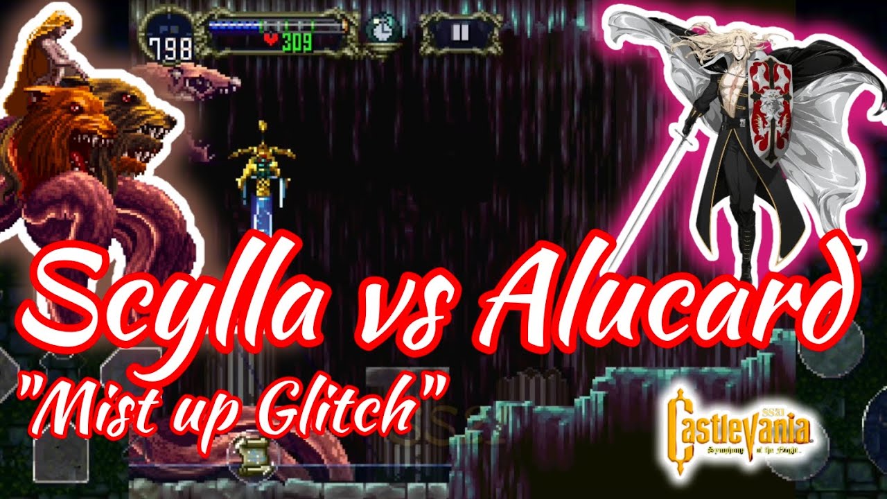 Castlevania Sotn Scylla vs Alucard "Mist up Glitch" - YouTube