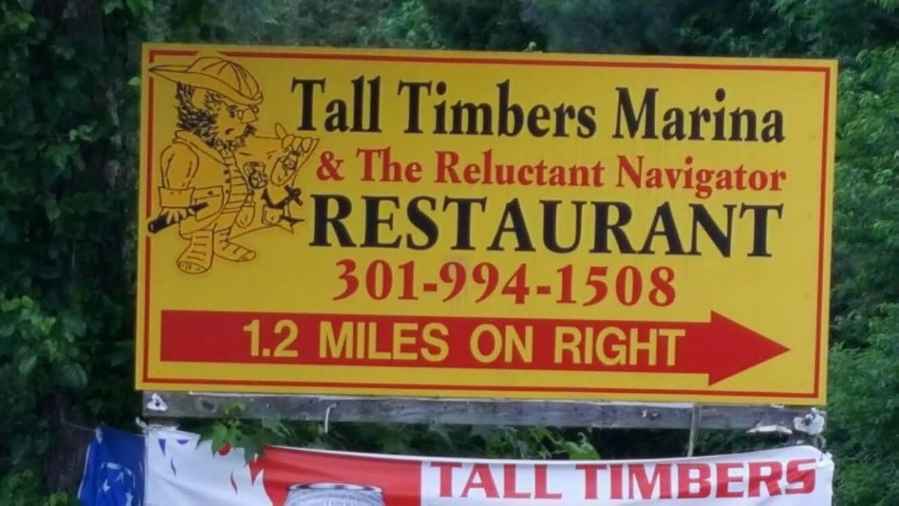 Reluctant Navigator Restaurant - Tall Timbers Marina 08-25-2023 - YouTube