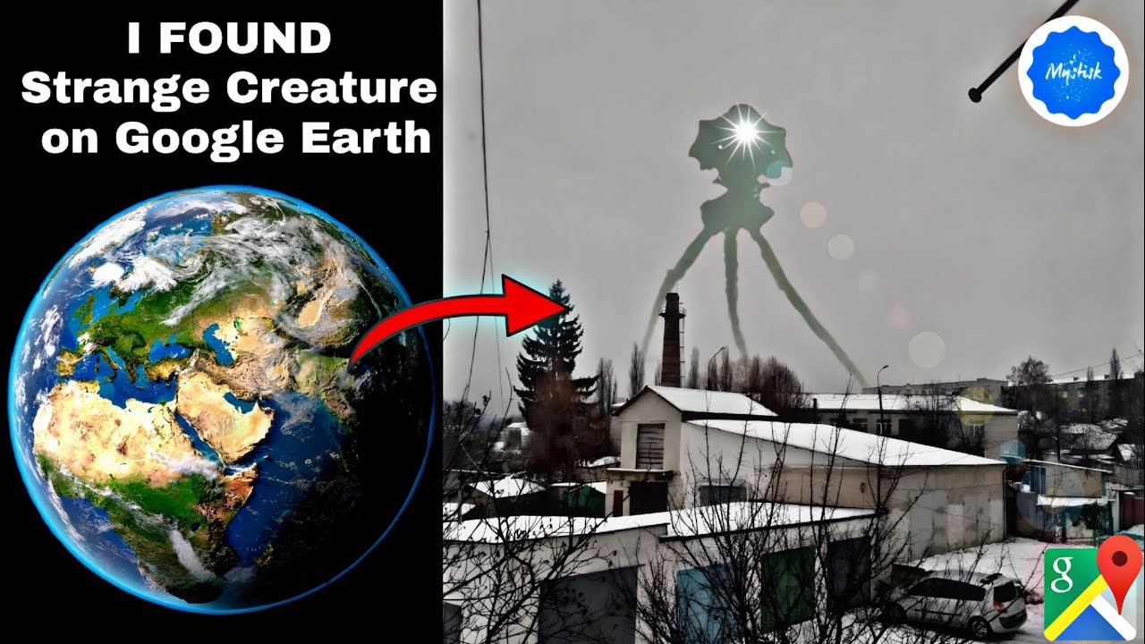 I Found Very Strange Creature on Google Maps & Google Earth - YouTube