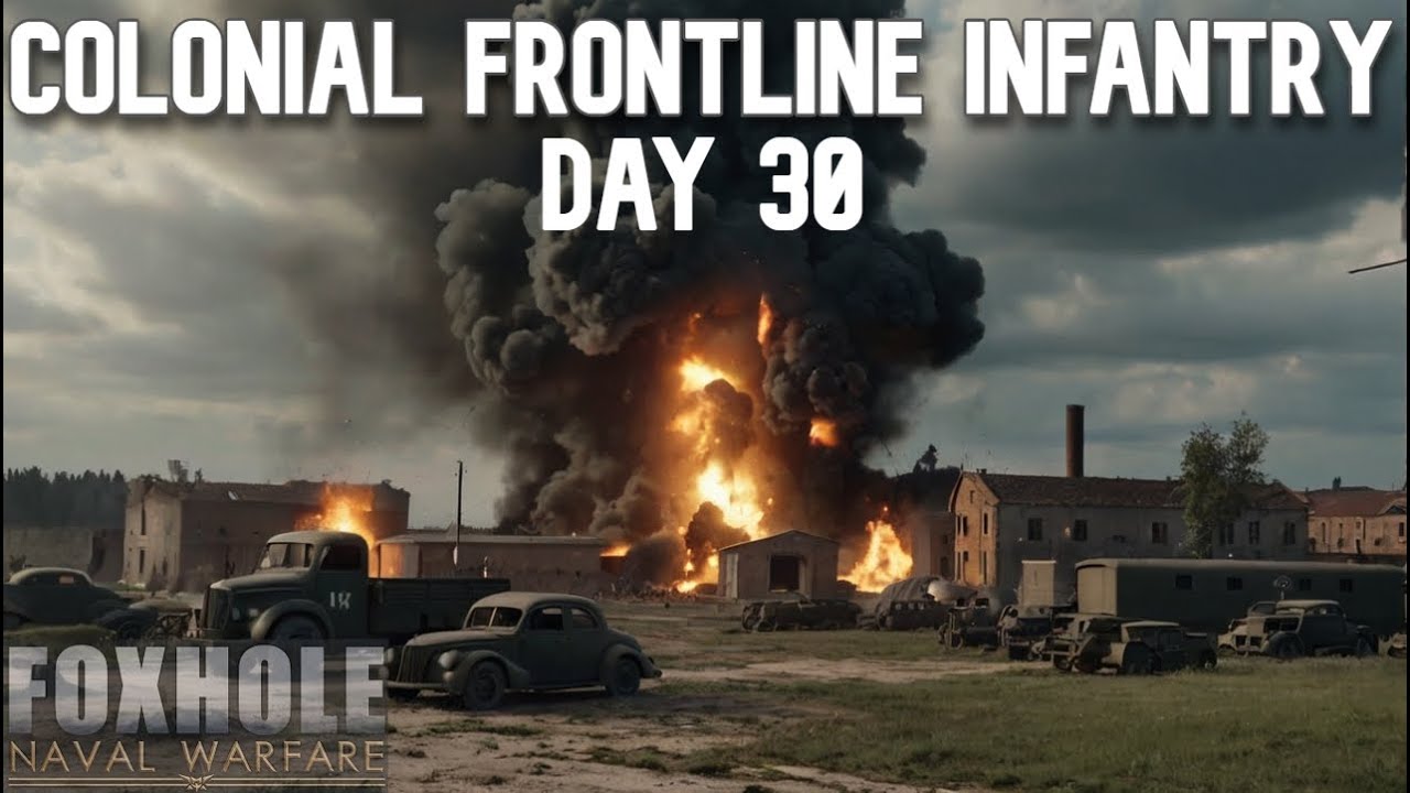 Foxhole War 110 | Day 30 | Colonial Frontline Infantry - YouTube