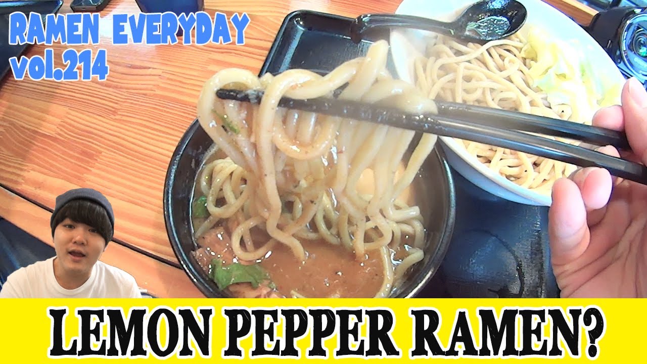 Lemon Pepper Ramen for the first time!! ~Sawagami~ [Ramen Everyday#214 ...