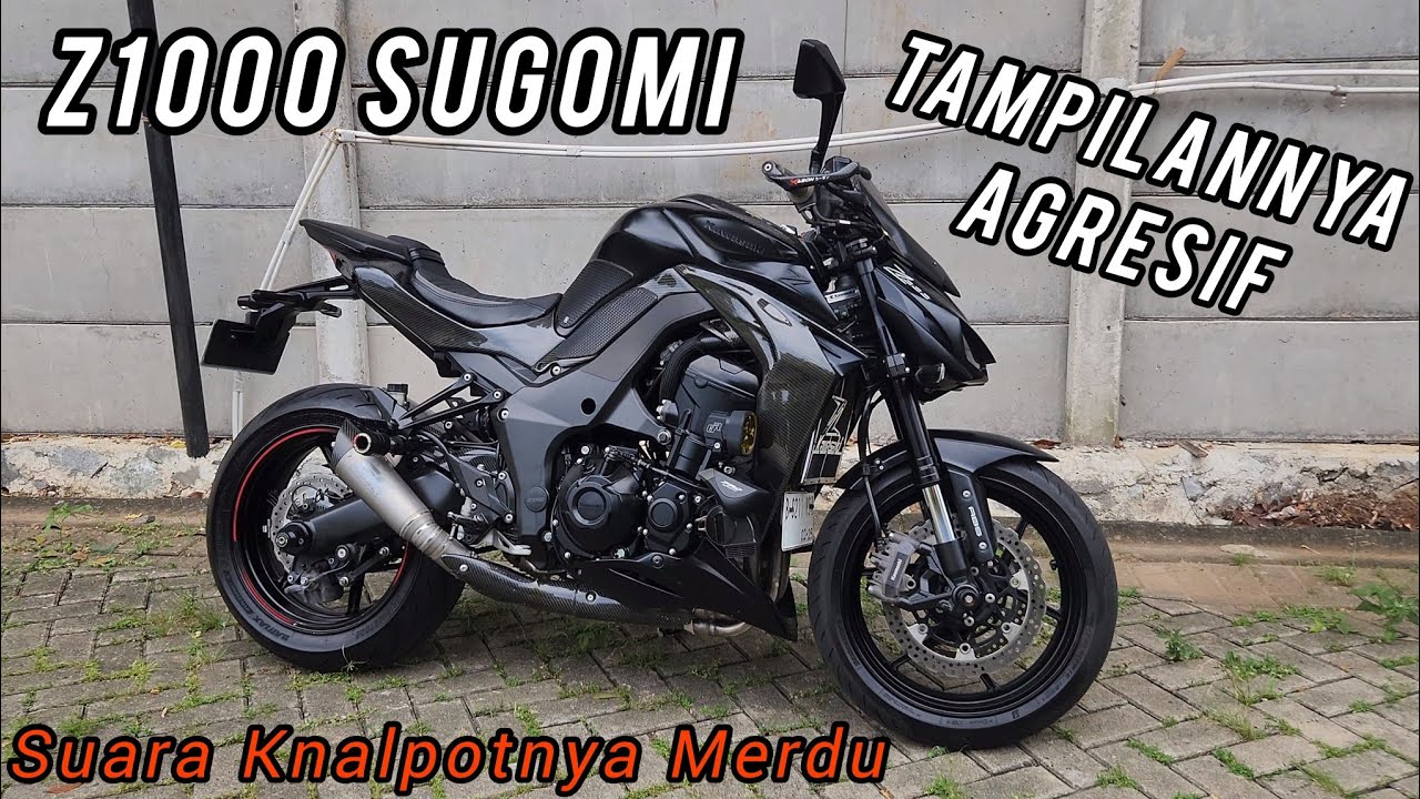 [REVIEW MOTOR] Kawasaki Z1000 Sugomi 2018 Modifikasi Simpel - YouTube