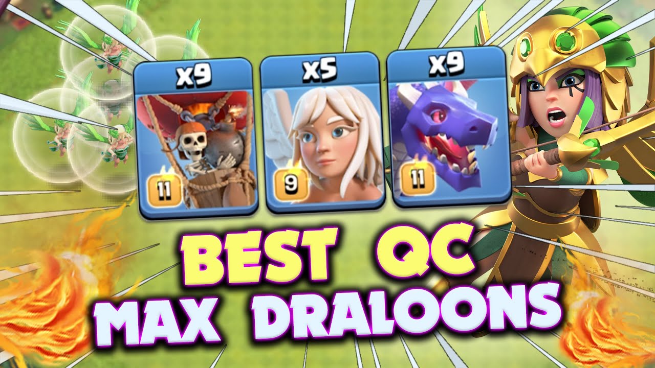 MAX LEVEL DRAGONS LOON with Queen Charge is UNSTOPPABLE | TOP Th16 ...