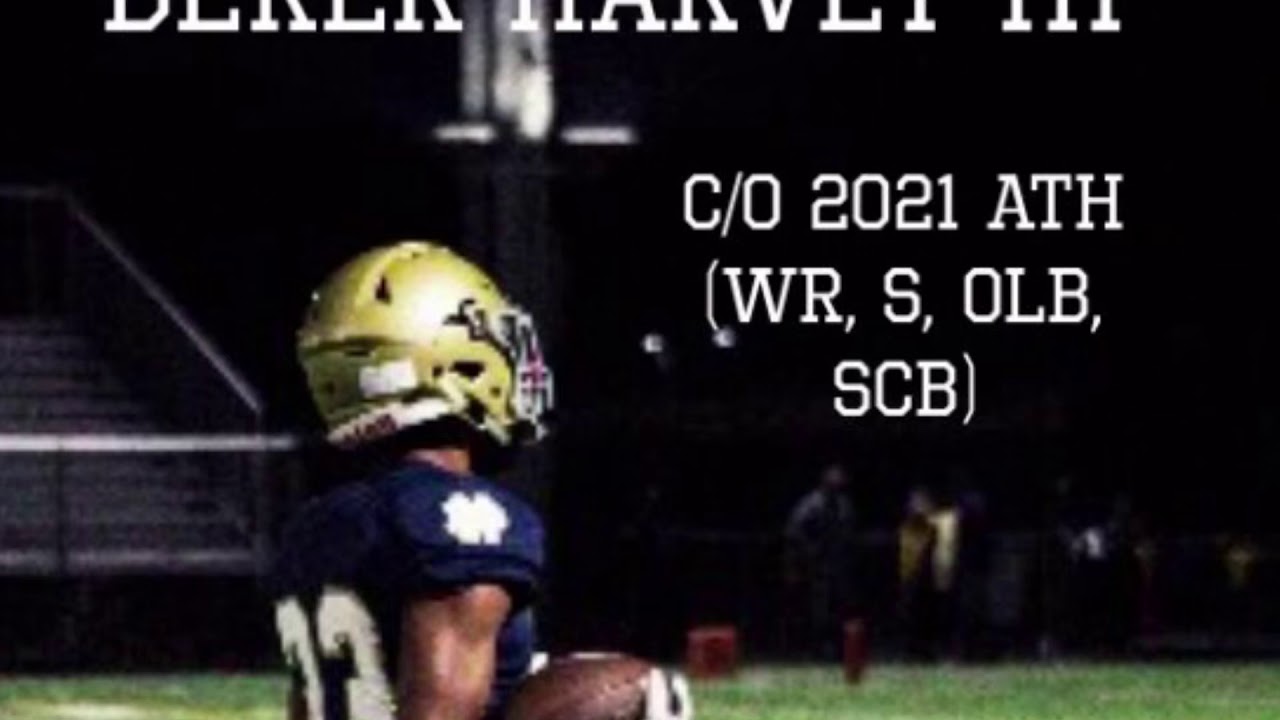 Tre Harvey C/O 2021 ATH 2018 Highlights—Notre Dame High School (Sherman ...
