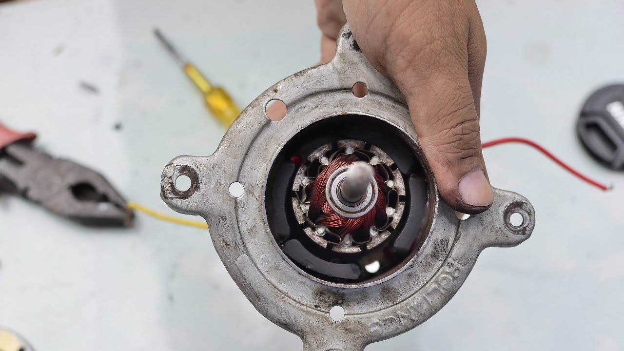 INSIDE DC MOTOR - YouTube