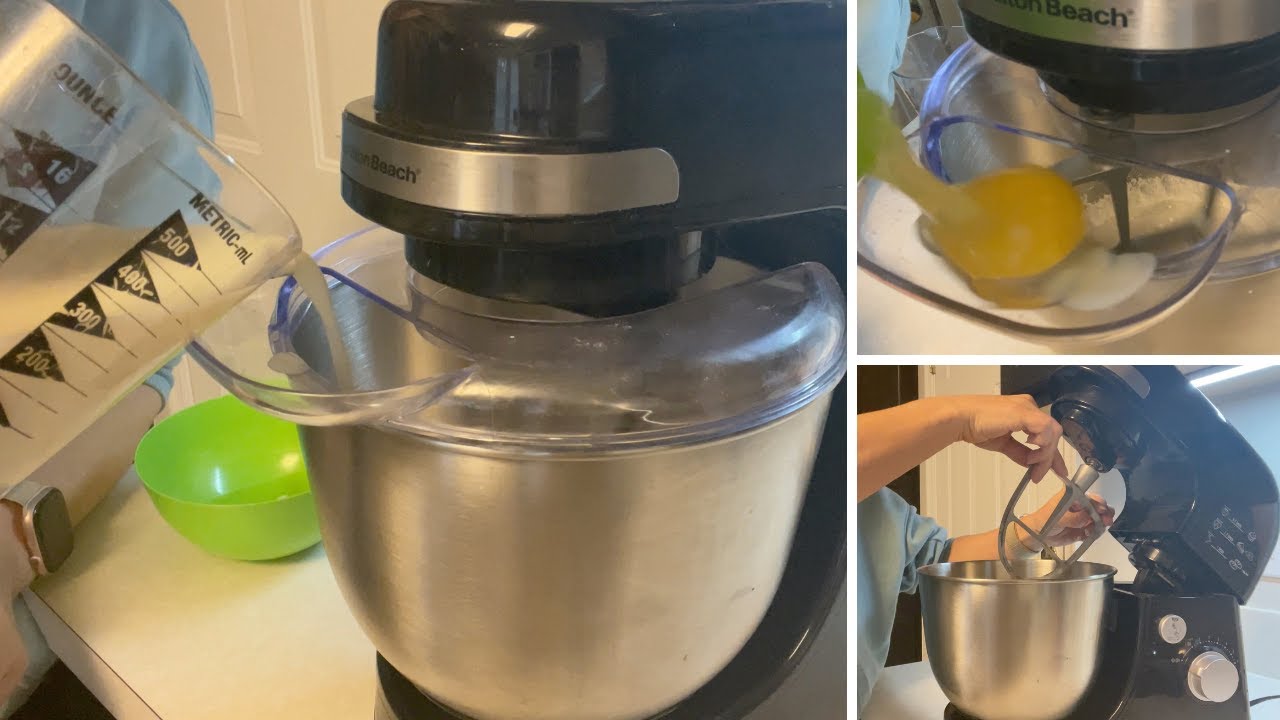 Watch It In Action | Hamilton Beach Electric Stand Mixer, 4 Quarts ...