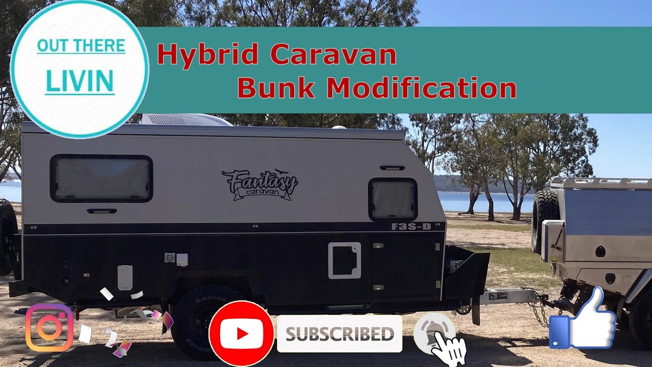 Hybrid caravan, Modification, top bunk extension, Cheap, Quick, easy ...