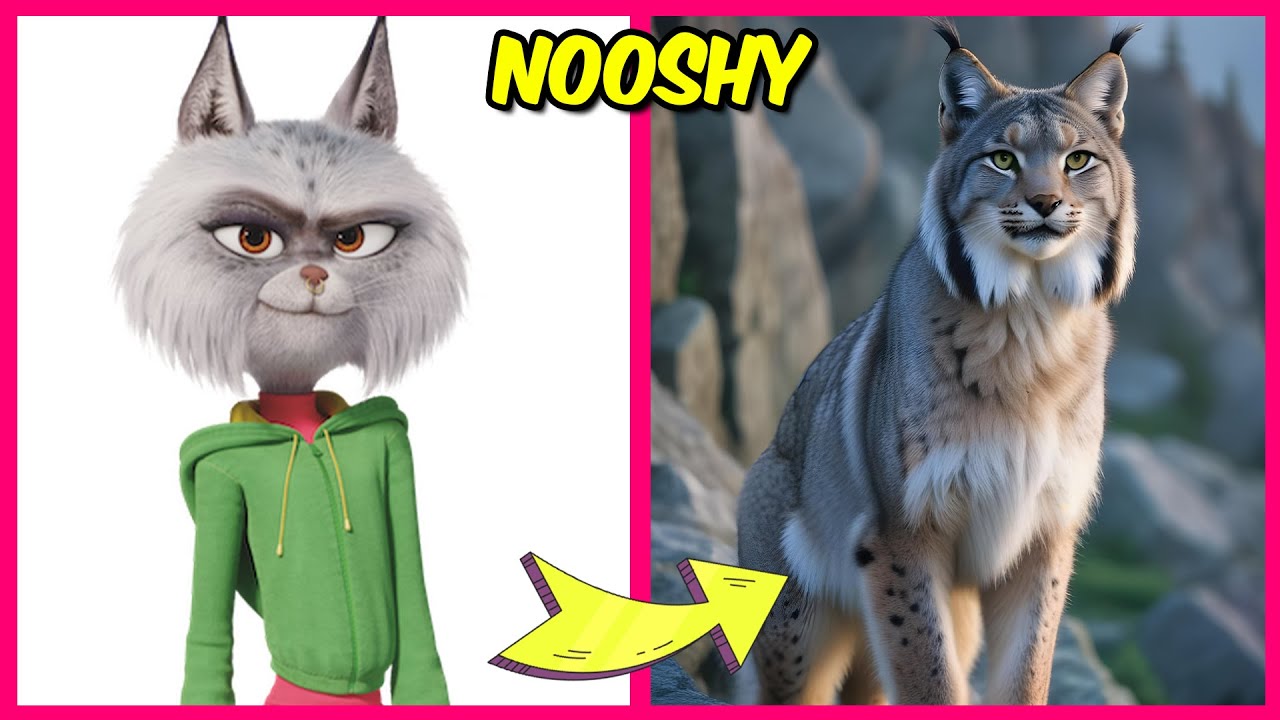 🎤Sing 2 Movie Characters🔥In Real life & their Favorite Drinks, Snacks ...