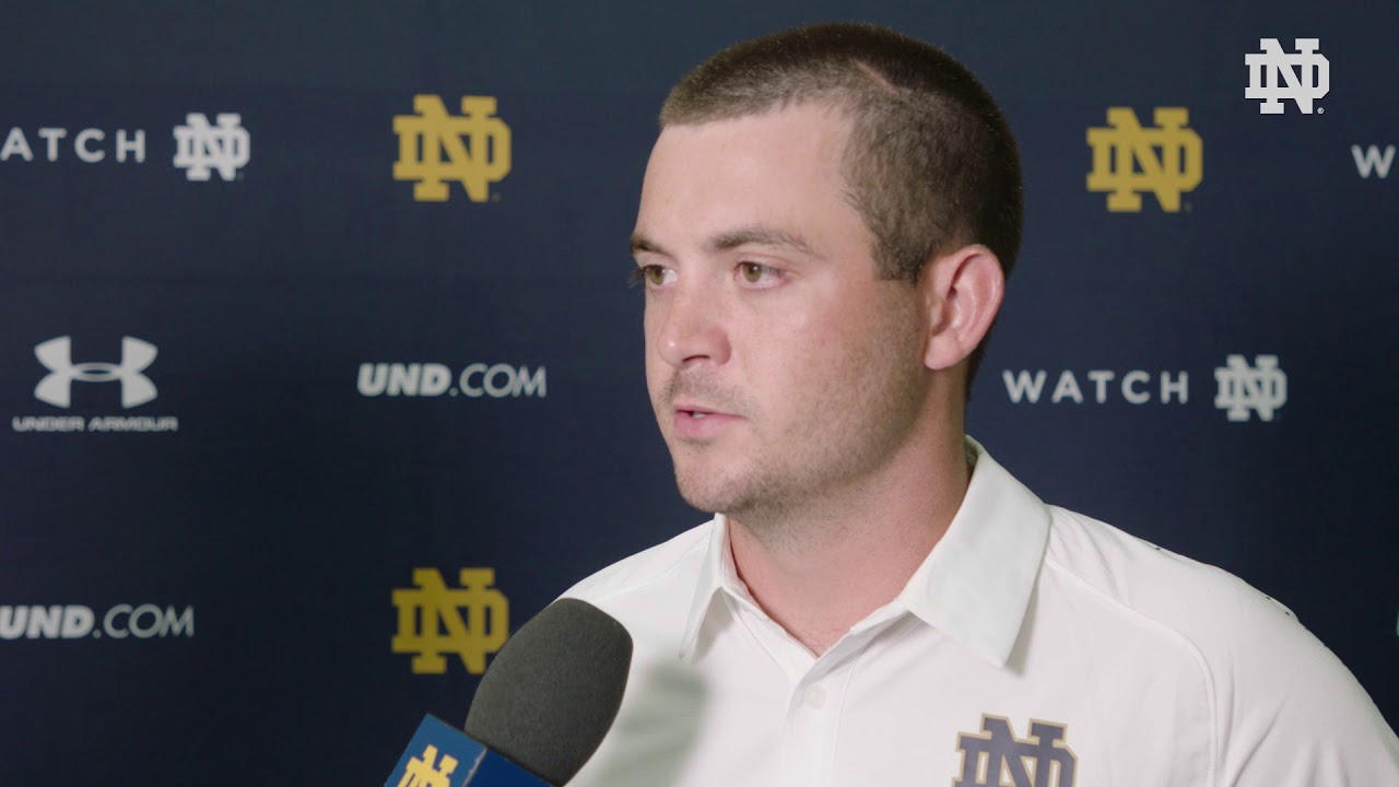 @NDFootball | Media Day Interview - Tom Rees (2018) - YouTube