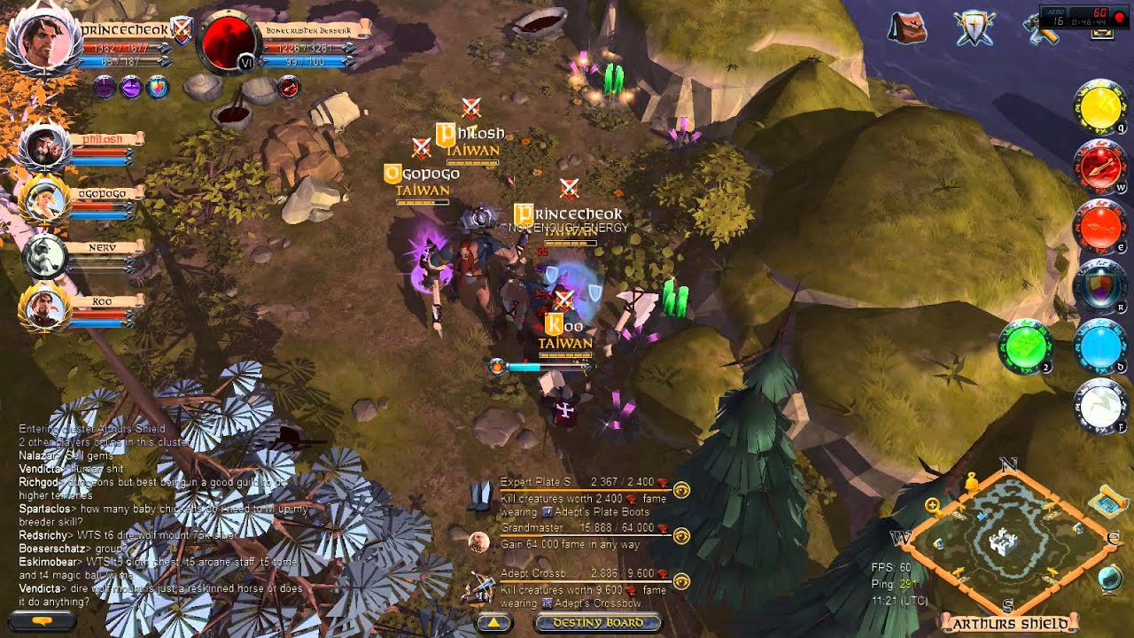 Albion Online crossbow silver farming(Winter Alpha) - YouTube