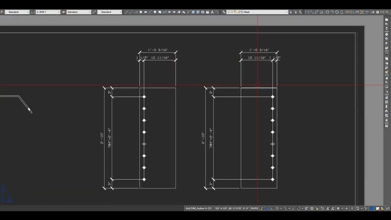Fast Lisp For Detail Drawing #1 (Inches standard) - YouTube
