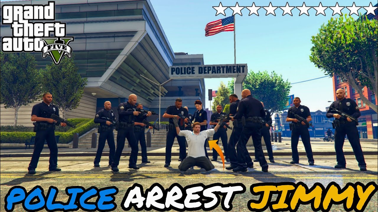 GTA 5 : POLICE ARREST JIMMY - YouTube