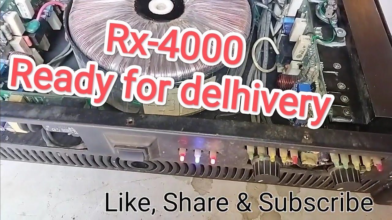 Rx-4000 Repair -II #repair #amplifier - YouTube