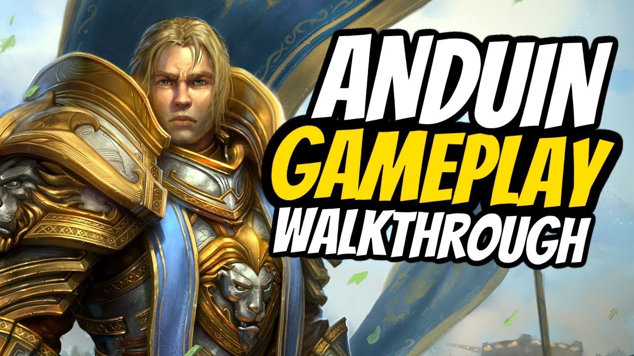 Anduin All Spells & Talents Gameplay Walkthrough | New Hero in Hots ...