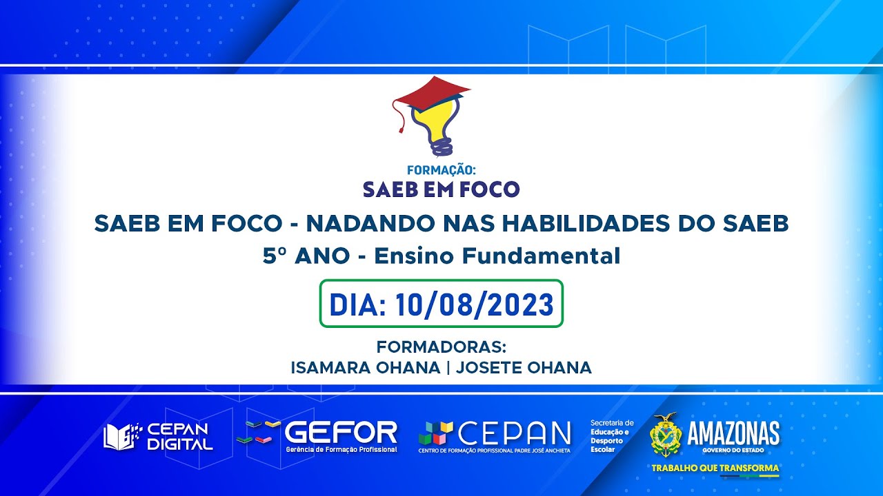 SAEB EM FOCO - INTERIOR - 5º Ano do Ensino Fundamental - 2º dia - YouTube