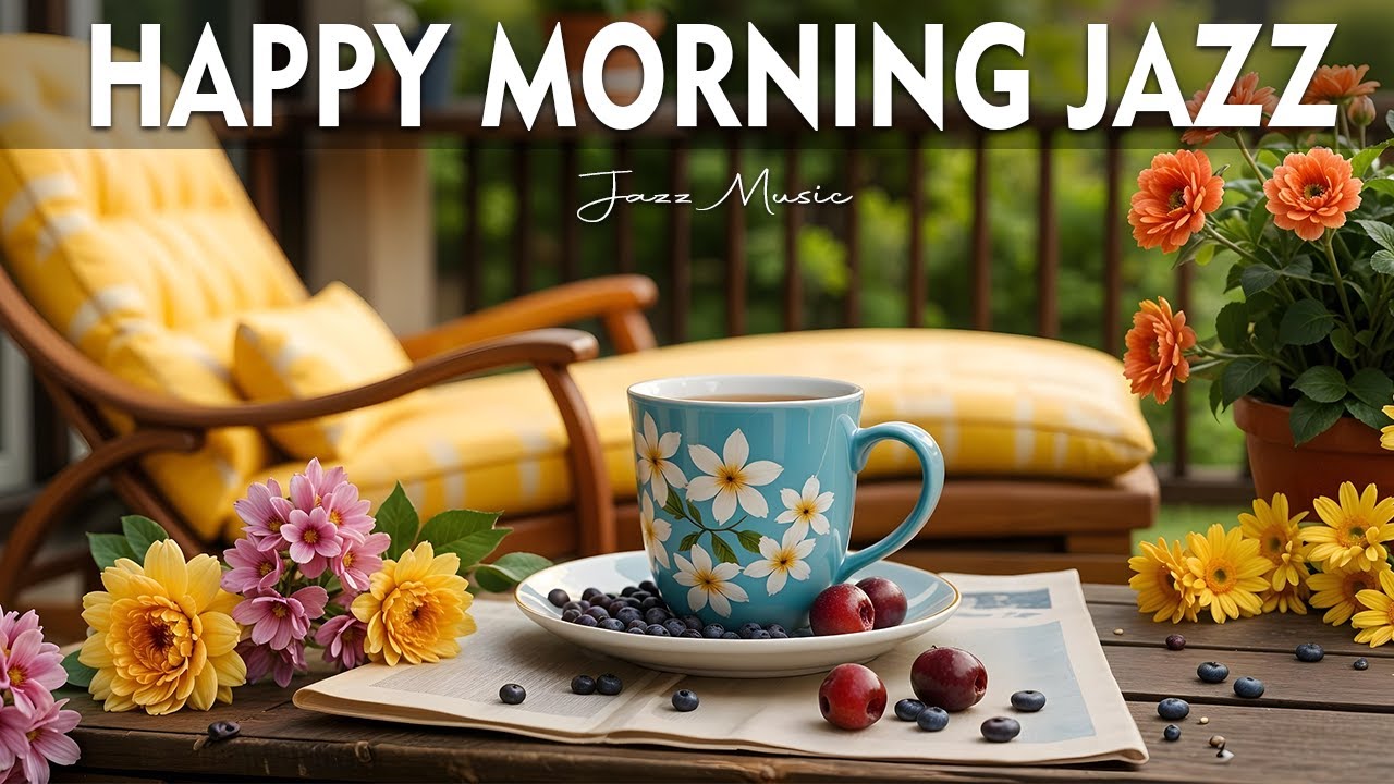 Happy Morning Jazz ☕ Bossa Nova background for Studying, Working ...