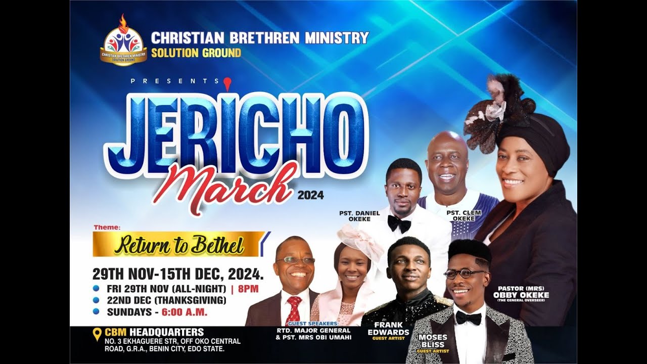 FRIDAY SPECIAL JERICHO MARCH SERVICE | 29TH NOVEMBER, 2024 - YouTube