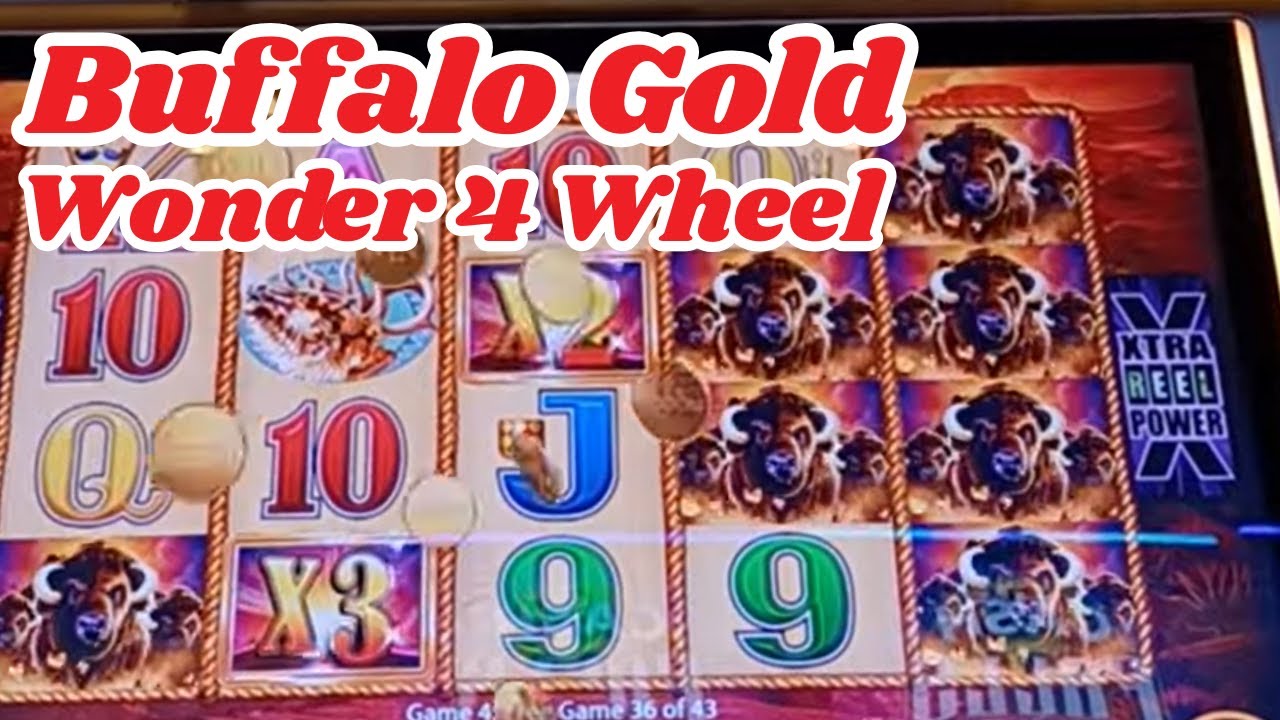 Buffalo Gold Wonder 4 Wheel Slot Machine - YouTube