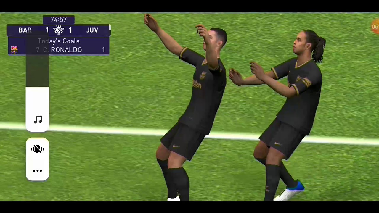 PES mobile gameplay - YouTube