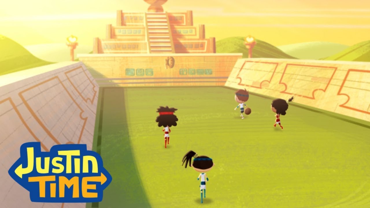 Playing An Ancient Mayan Ball Game | Justin Time Season 2 Episode Clip ...