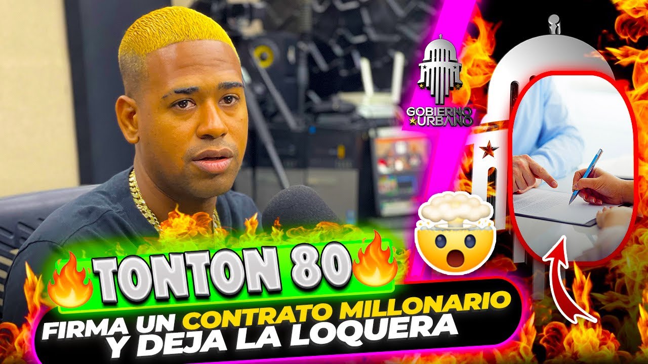 TONTON 80 FIRMA UN CONTRATO MILLONARIO Y DEJA LA LOQUERA @ELBRAYLIN_ - YouTube