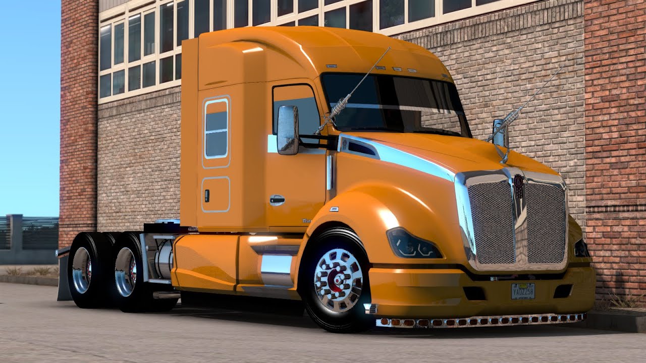 ATS 1.40 | MOD Review | Kenworth T680 x Carrillo - YouTube