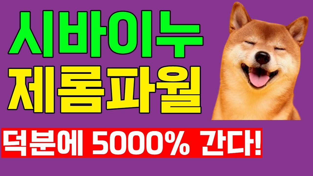 시바이누코인 미 연준 이사 제롬 파월 덕분에 떡상하네요 시바이누 시바이누분석 시바이누코인전망 비트코인 코인