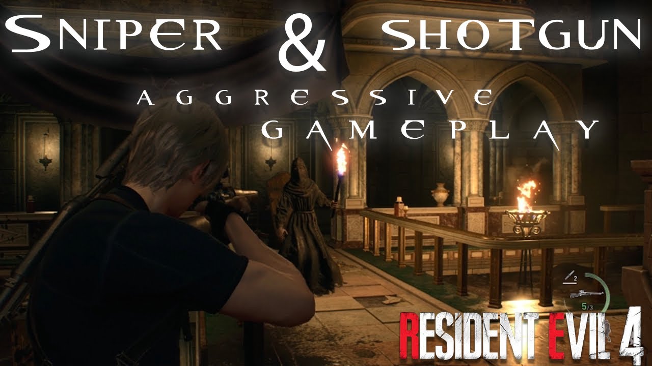“Gory Kills” Resident Evil 4 Remake Sniper & Shotgun Aggressive ...