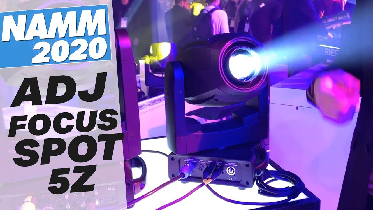 First look @ the American DJ Focus Spot 5Z 200W LED Moving Head Spot ...