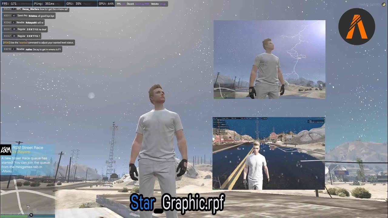 FiveM แจกมอดภาพสวย | Star_Graphic.rpf - YouTube
