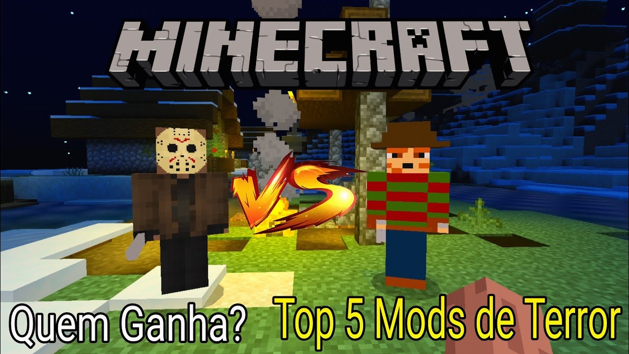 Mostrando os Top 5 Mods de Terror para o Minecraft pe - YouTube