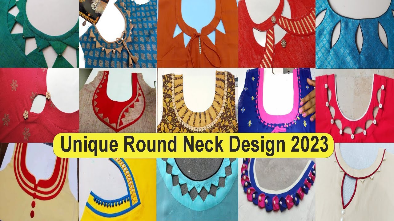 Unique Round Neck Design 2023 👌 - YouTube