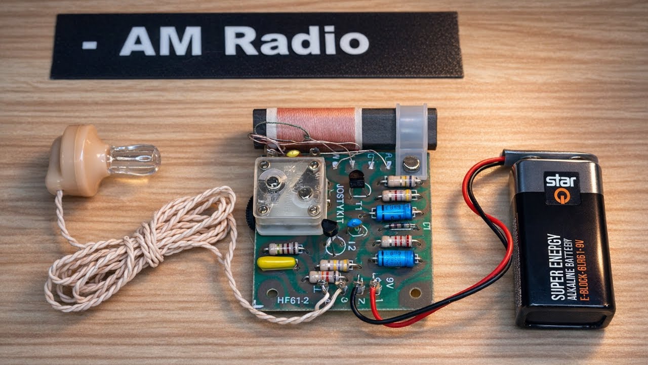 How to Build a Vintage AM Radio | 1970s Circuit Board Assembly - YouTube