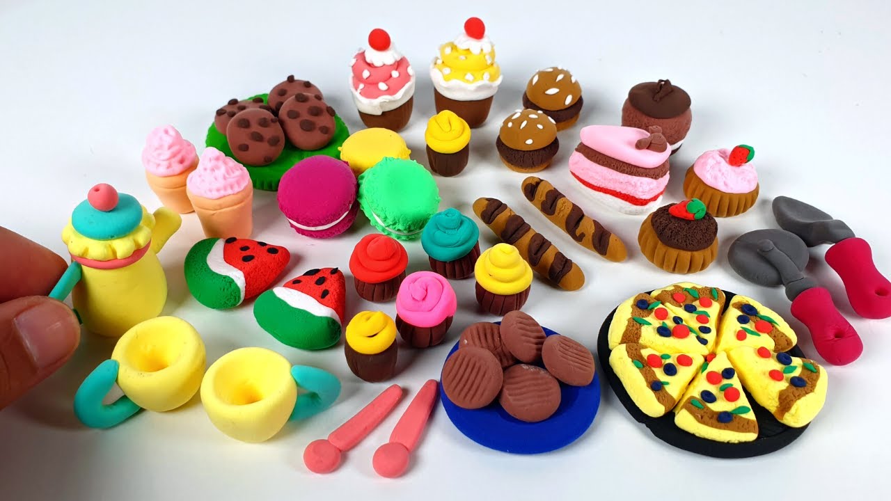 DIY How To Make Polymer Clay Realistic Mini Food Items with Polymer ...