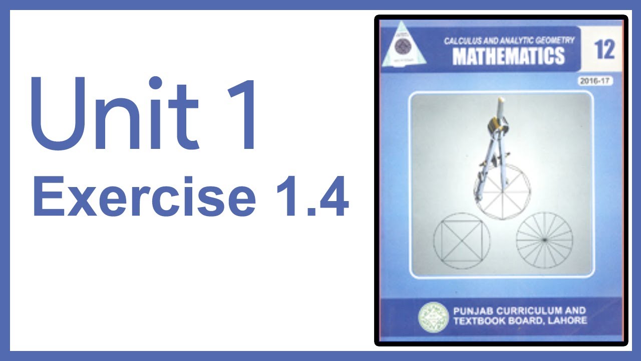 12th Mathematica unit 1 Ex 1.4 smart syllabus - YouTube