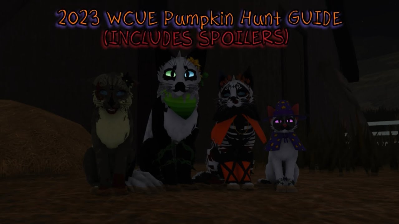 🎃2023 WCUE Pumpkin Hunt GUIDE (INCLUDES SPOILERS, LIMITED TIME EVENT)🎃 ...