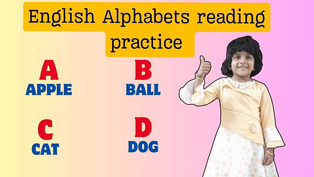ABCD Alphabet reading practice | Practice for oral exams - YouTube
