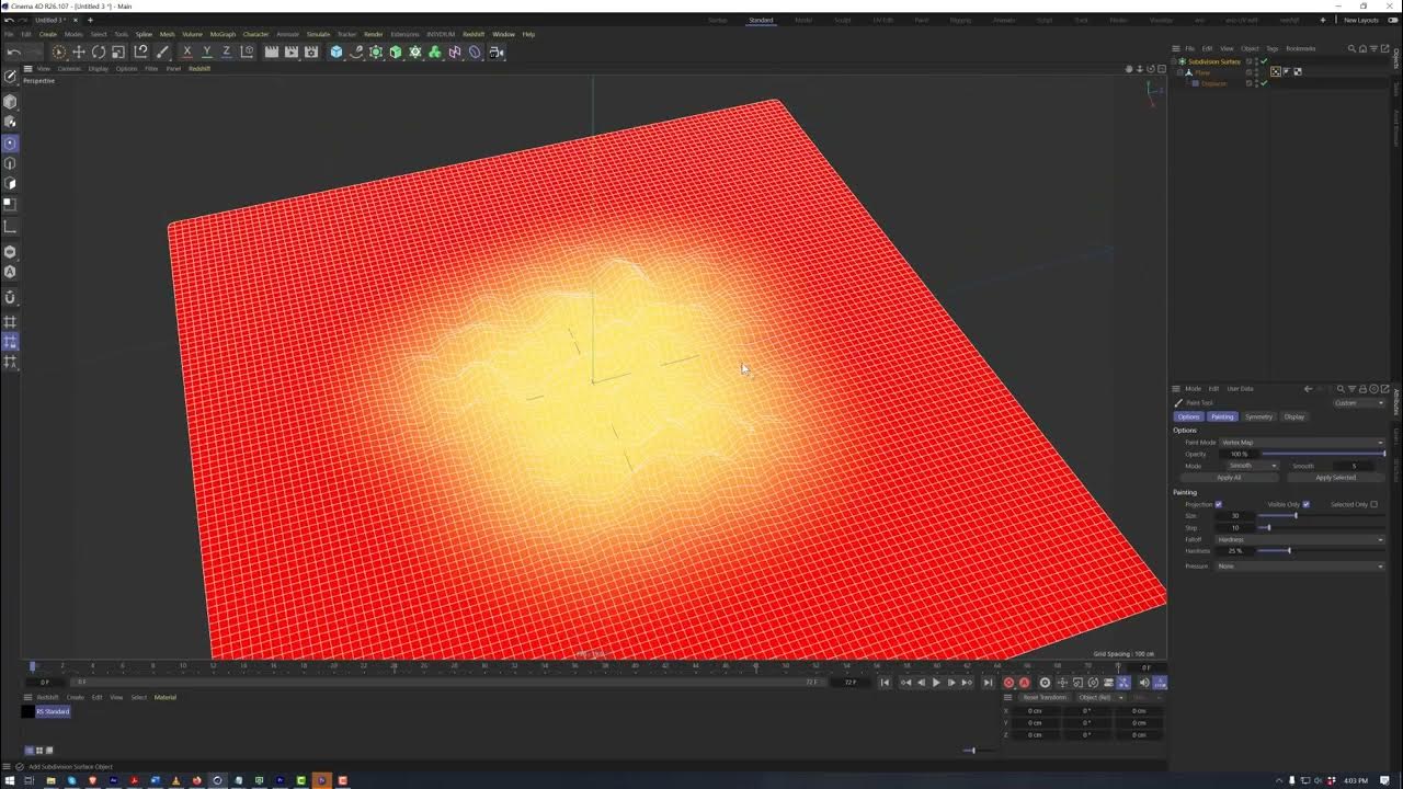 C4D Overview 11 vertex maps and fields - YouTube
