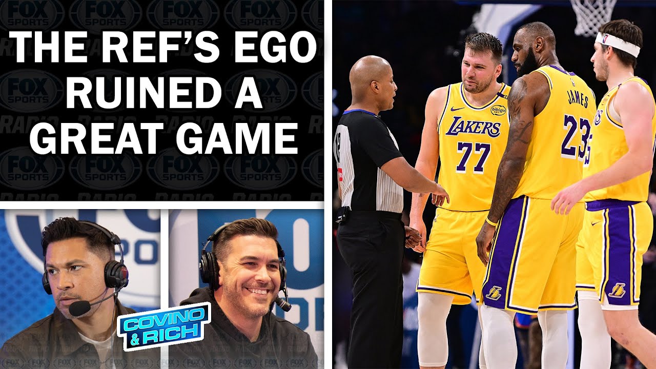 Does Luka Doncic Cry Too Much or Did the Ref's Ego Ruin the Game? | COVINO & RICH - YouTube