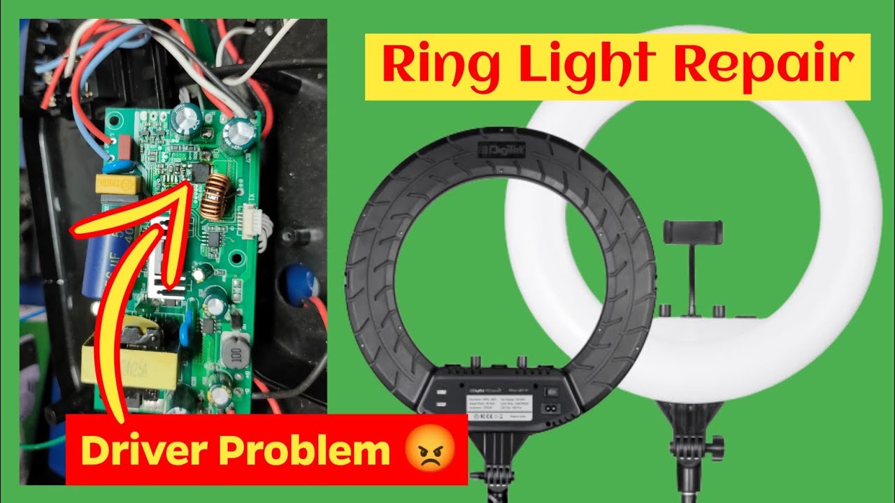 Digitek 60W Ring Light Repair | DRL-18H - YouTube