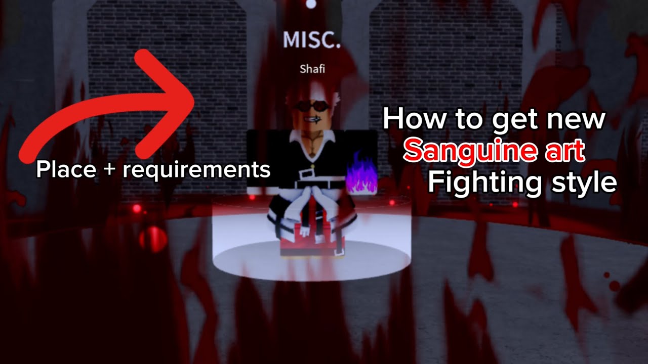 Sanguine Fighting Style Location Blox Fruits Update 20 (Roblox) - YouTube