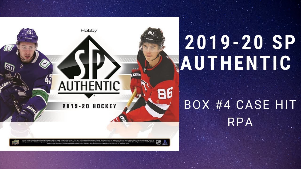 2019-20 SP Authentic Box #4 - YouTube