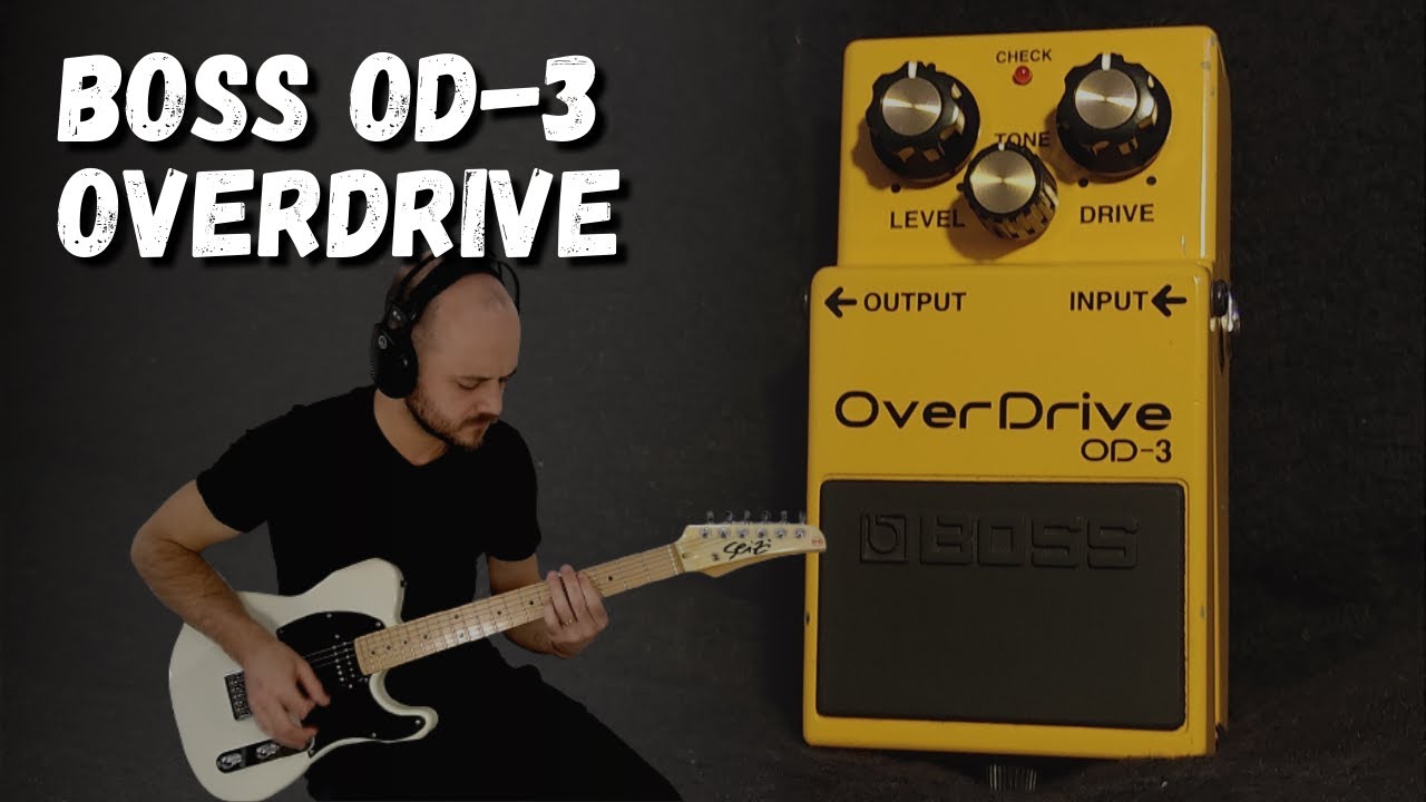Boss OD-3 Overdrive | Pedal Demo - YouTube