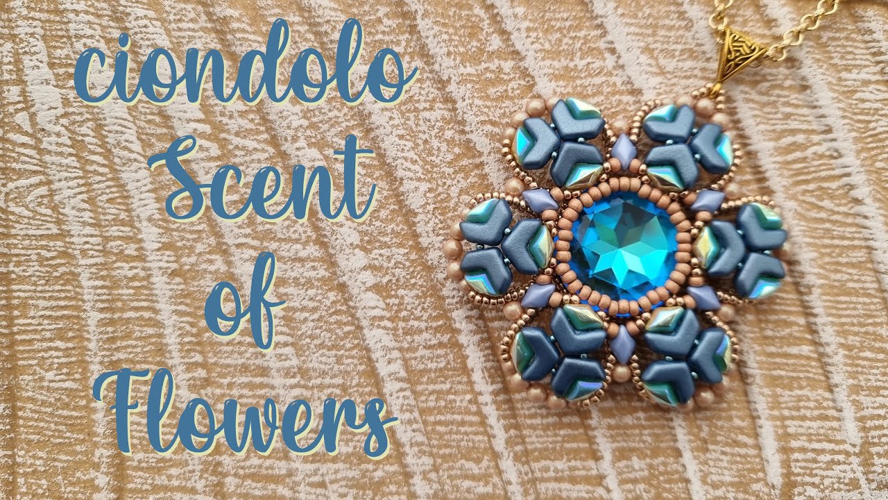TUTORIAL CIONDOLO Scent of Flowers - YouTube