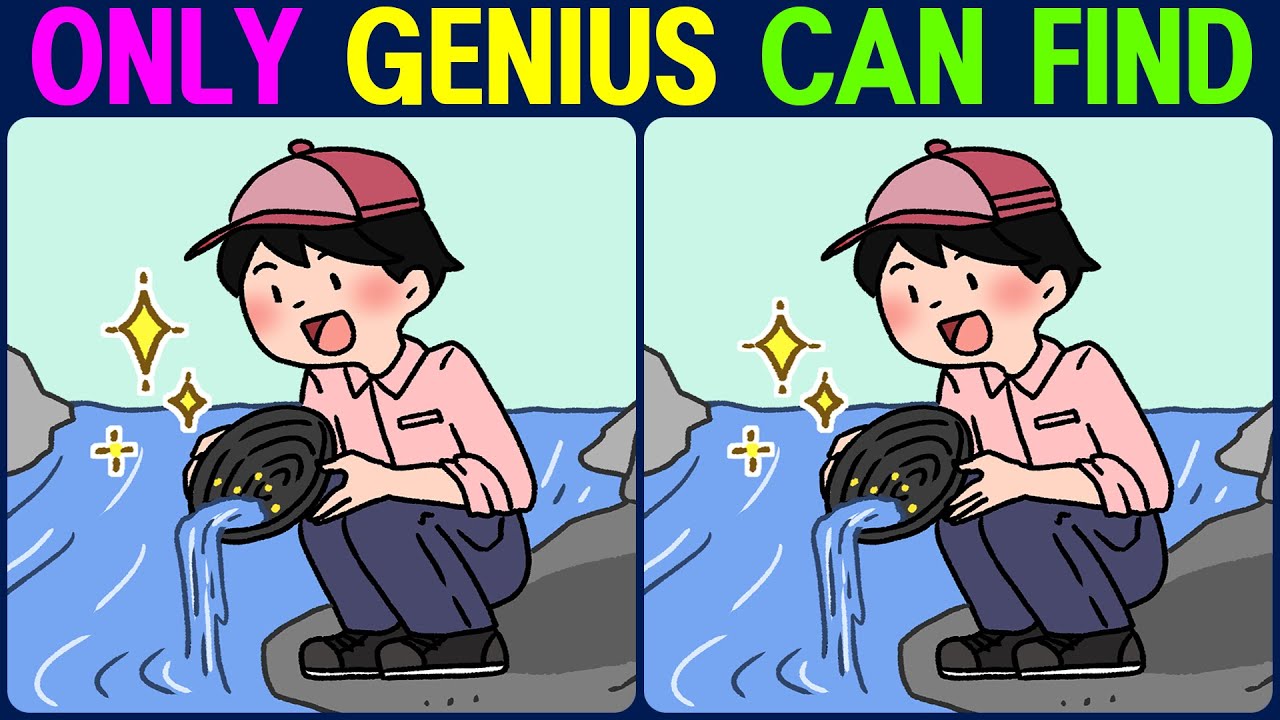 【Find the Difference】 ONLY GENIUS CAN FIND - YouTube