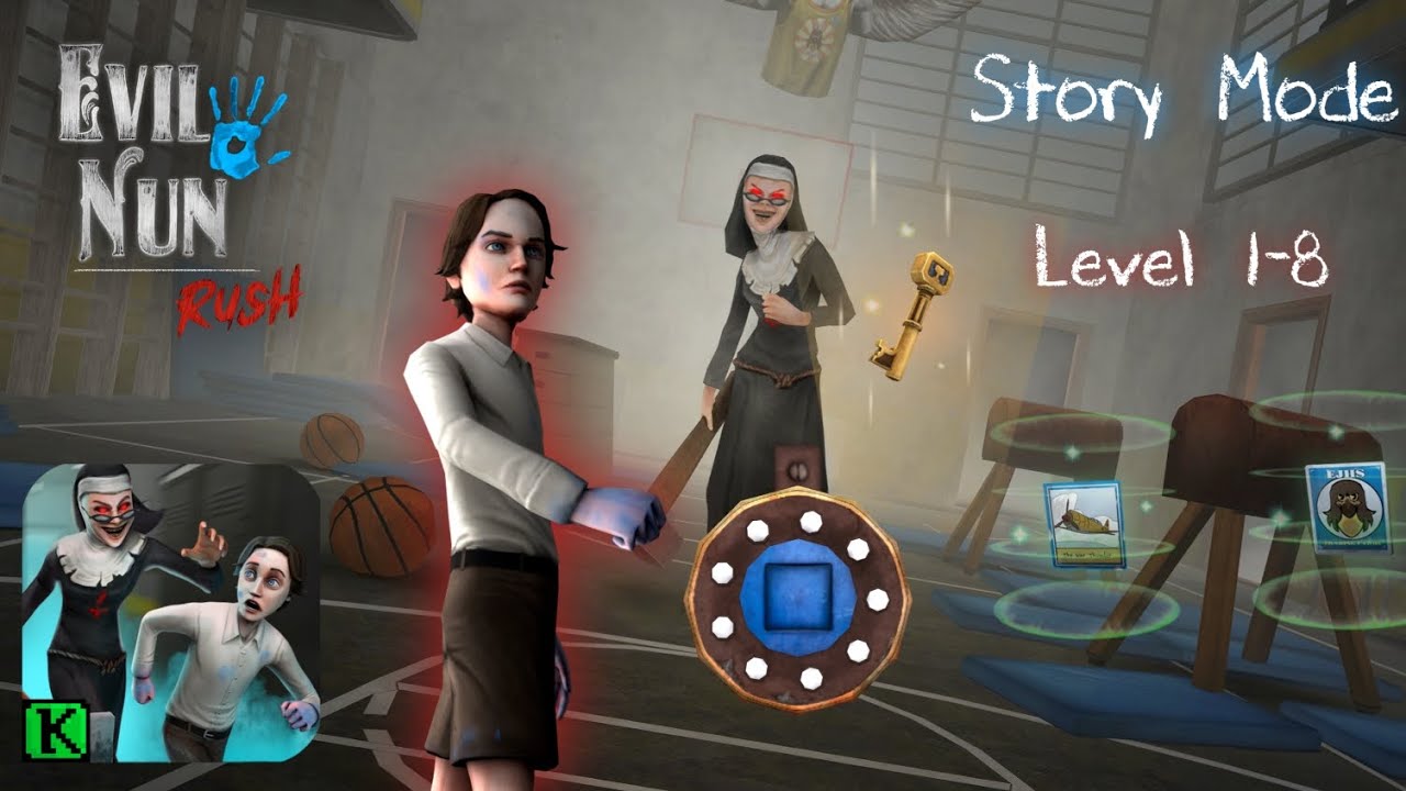Evil Nun Rush Story Mode Chapter 1 Level 1-8 - YouTube