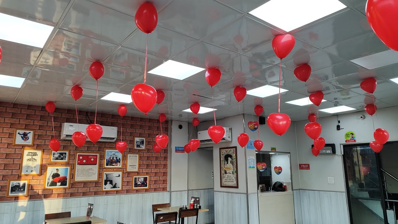valentine Day balloon decoration | valentine De balloon decoration ...