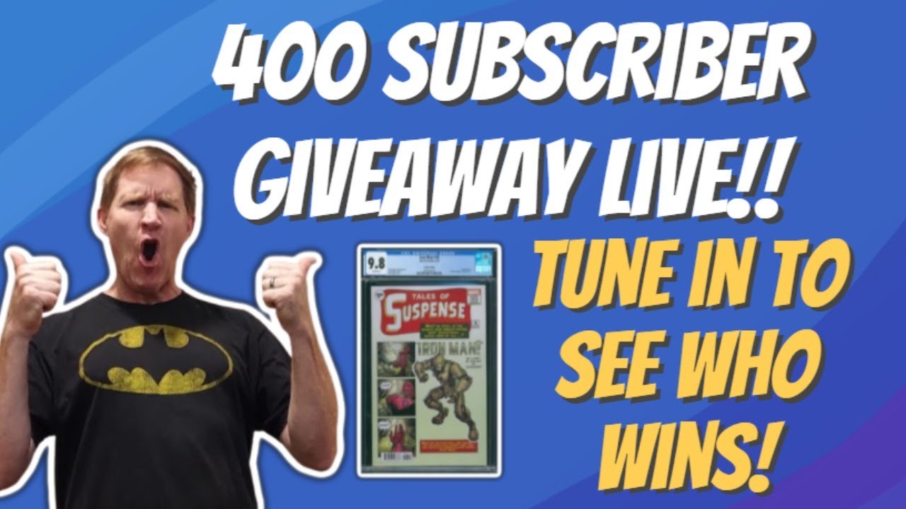 400 Subscriber Giveaway!! LIVE on 6/11/23 at 10 PM EST, 8 PACIFIC - YouTube
